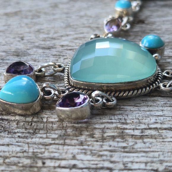 Nicky Butler | Jewelry | Nicky Butler 925 Sterling Silver Aqua ...